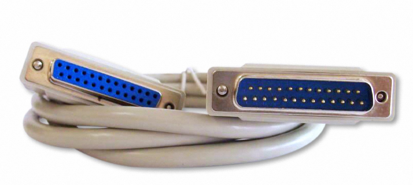 Your Cable Store 6 Foot DB25 25 Pin Serial Port Cable Male/Female RS232
