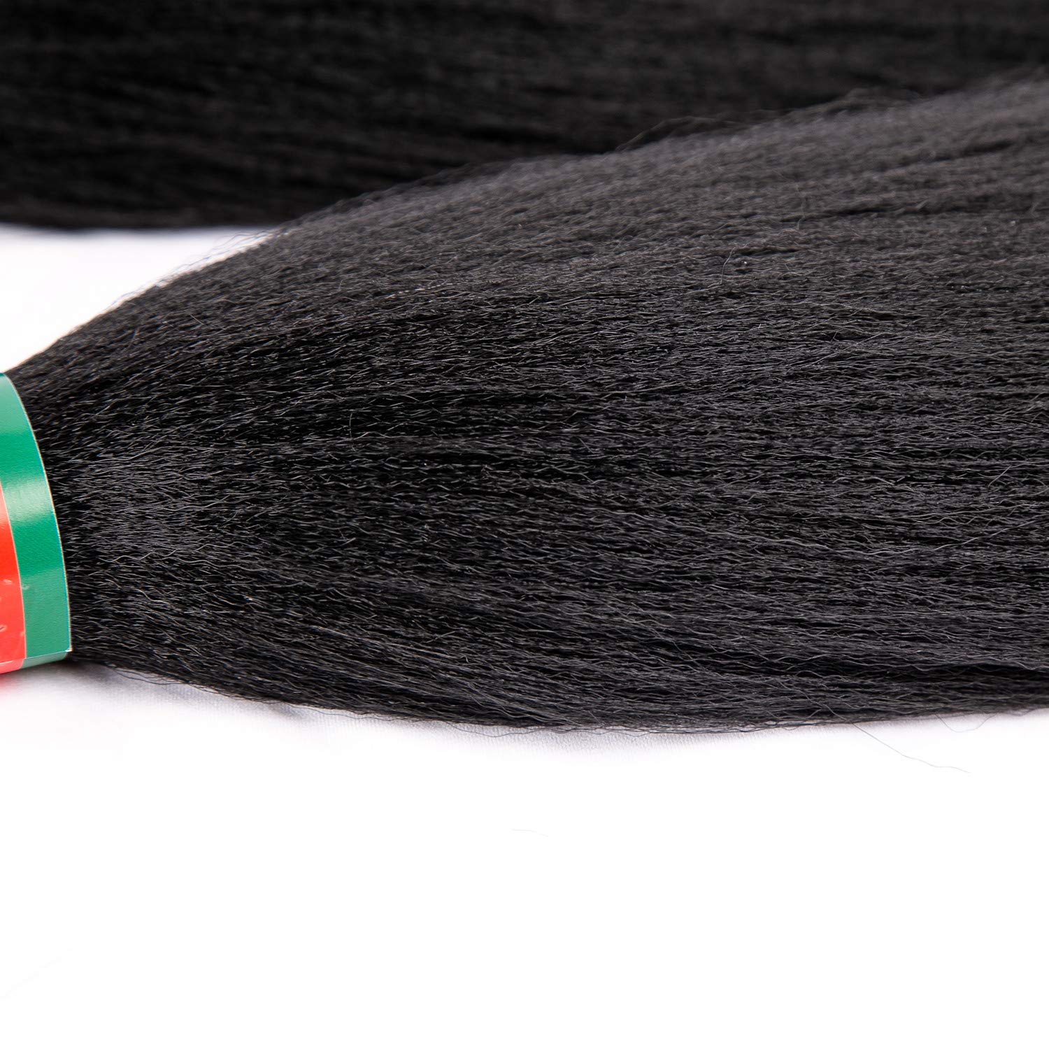 RUN SHUI Pre-stretched Braiding Hair, Synthetic Fiber Braid Hair Extensions, Ombre Braiding Hair Pre stretched, Crochet Twist Braid (24''-8packs, 1b)…