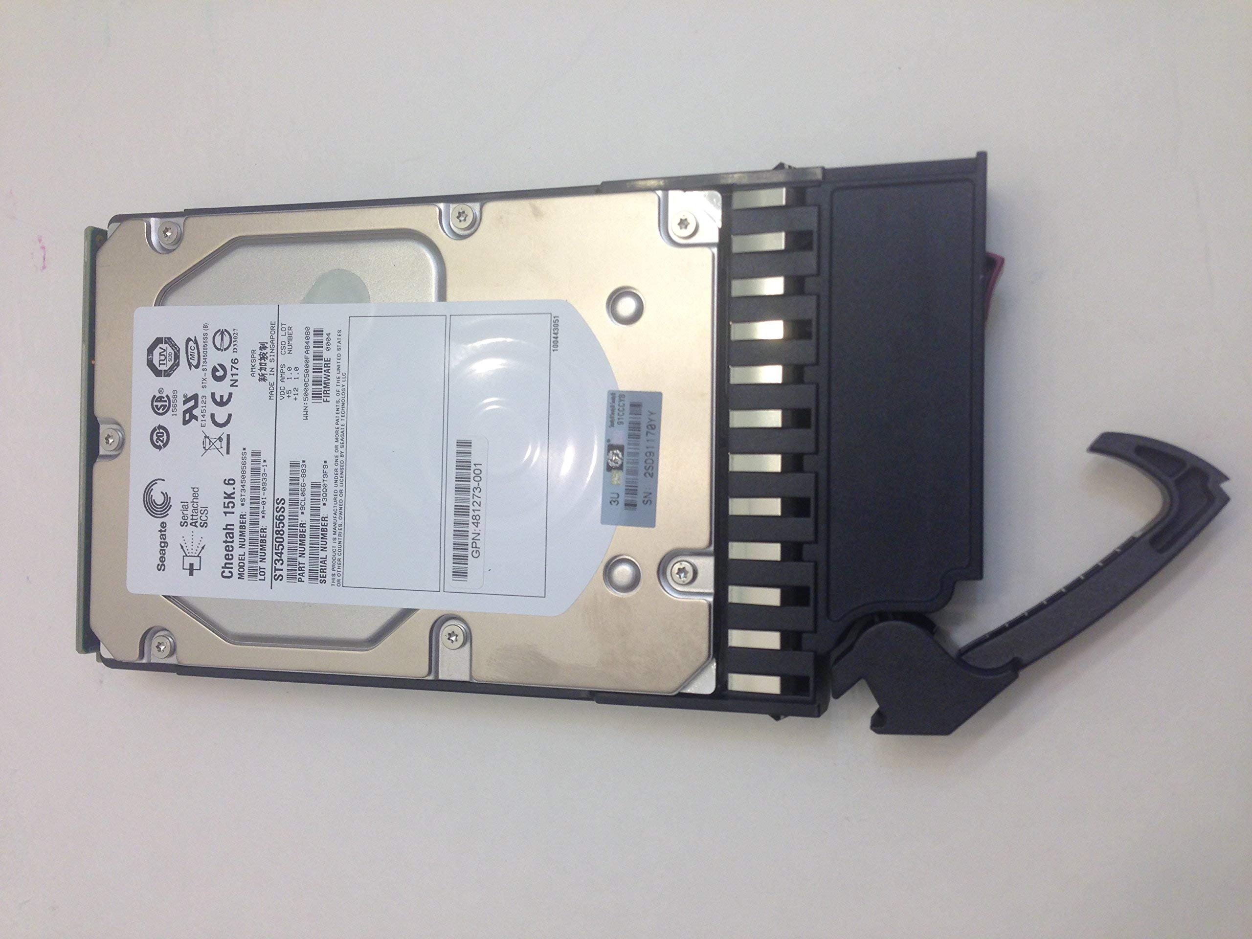HP AJ737A Msa2 450gb 15k 3.5" SAS Hard Drive - 480939-001, 481273-001 (Renewed)
