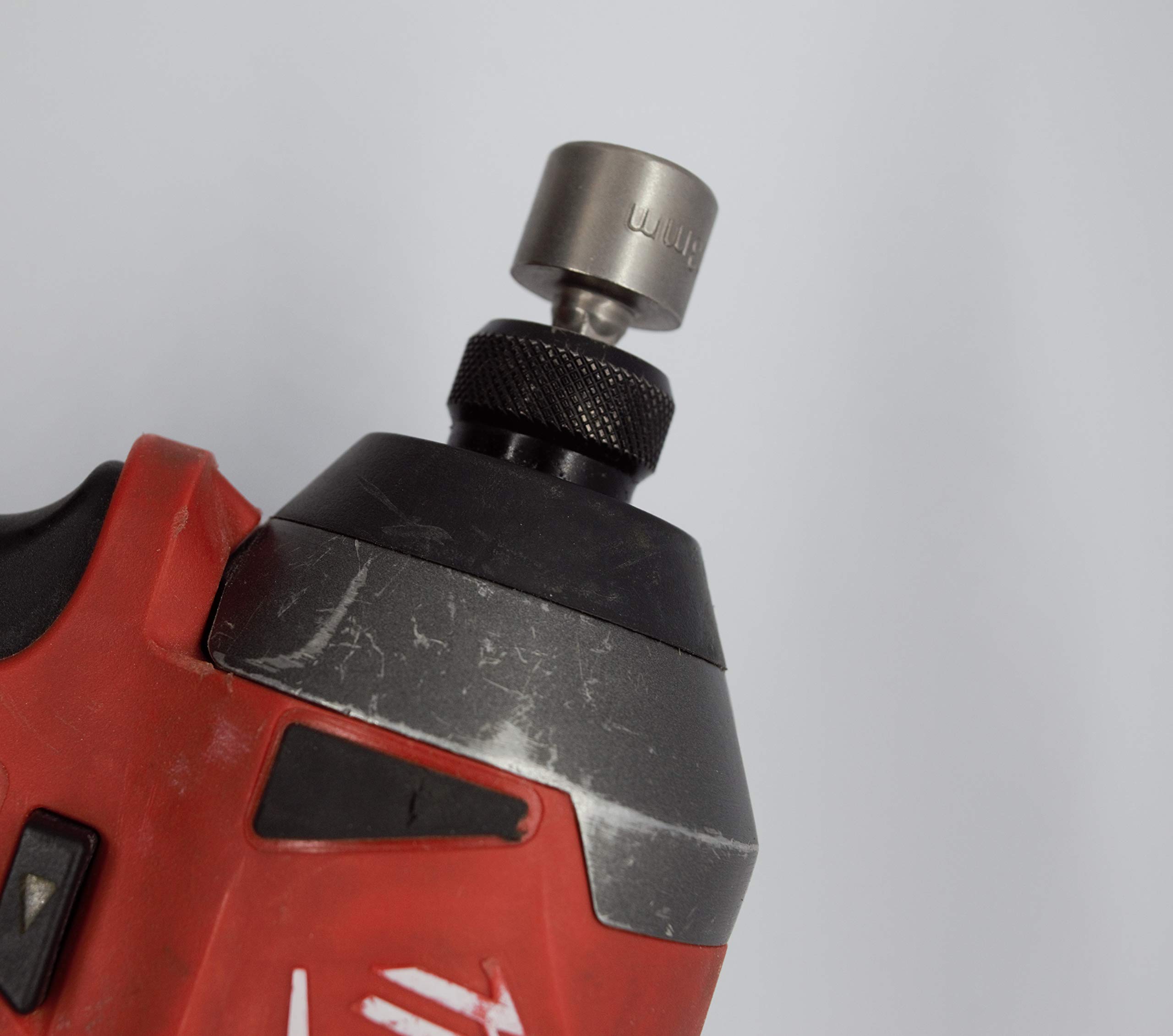 Outback Element® 1/4" Quick-Change Hex Shank Sockets 13mm Magnetic Nut Setter Driver Drill Bit, 39mm Length, Metric