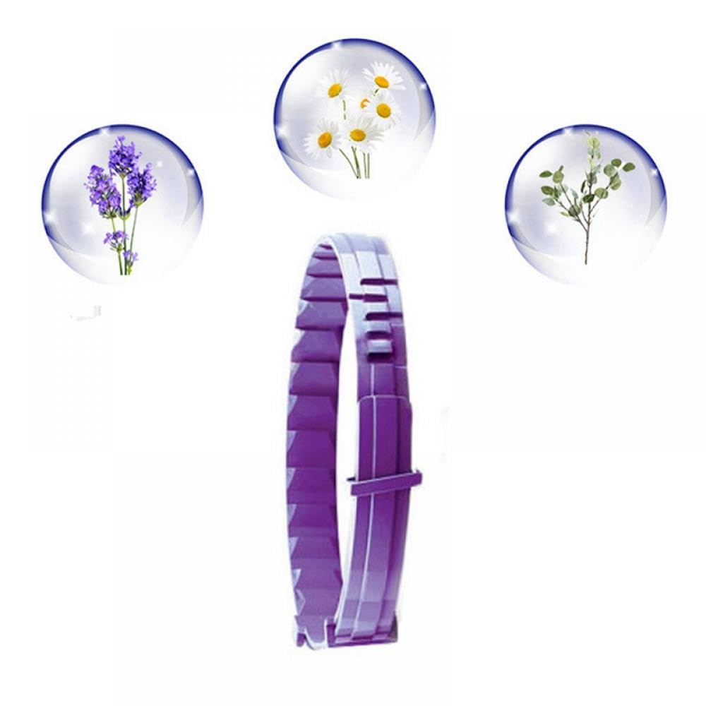 KAYNO Purple Cat Calming Collars Adjustable Cat Pheromones Calming Collars with 1 Bells Reducing Anxiety for Pets Suitable Cat Relaxants for Small Medium and Large Cats (15 Inches)