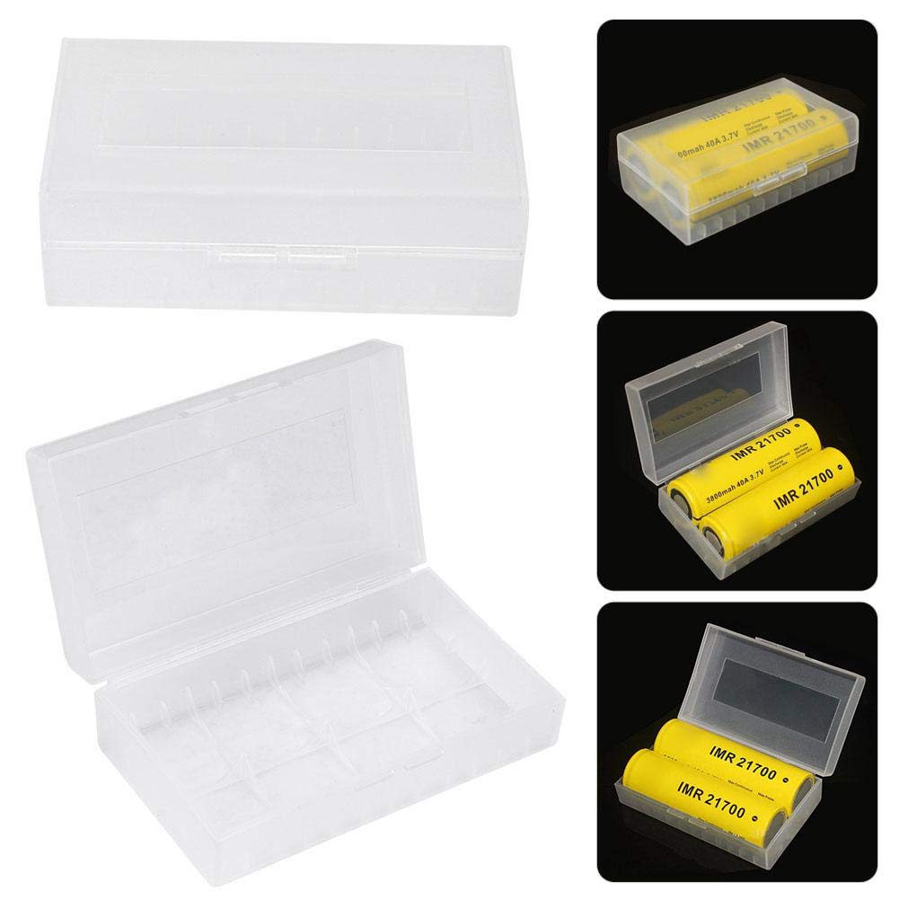 FOSA 2PCS 20700/ Battery Box Container Solid Waterproof Battery Storage Box Battery Portector Cover for Battery