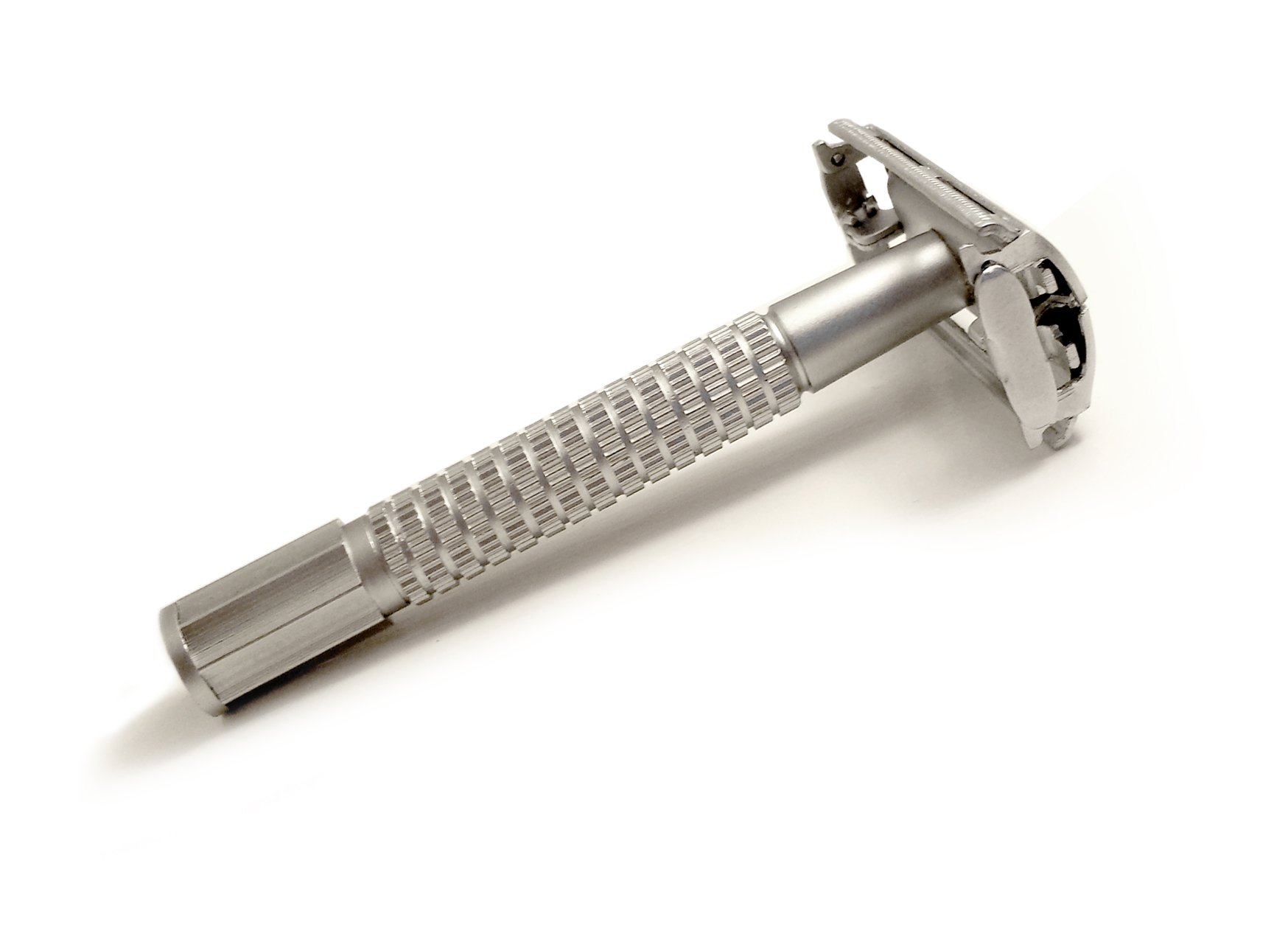 CS-305 Classic Samurai Butterfly Twist to Open Double Edge Safety Razor with 5 Astra Superior Platinum Double Edge Safety Razor Blades (+5 Astra)