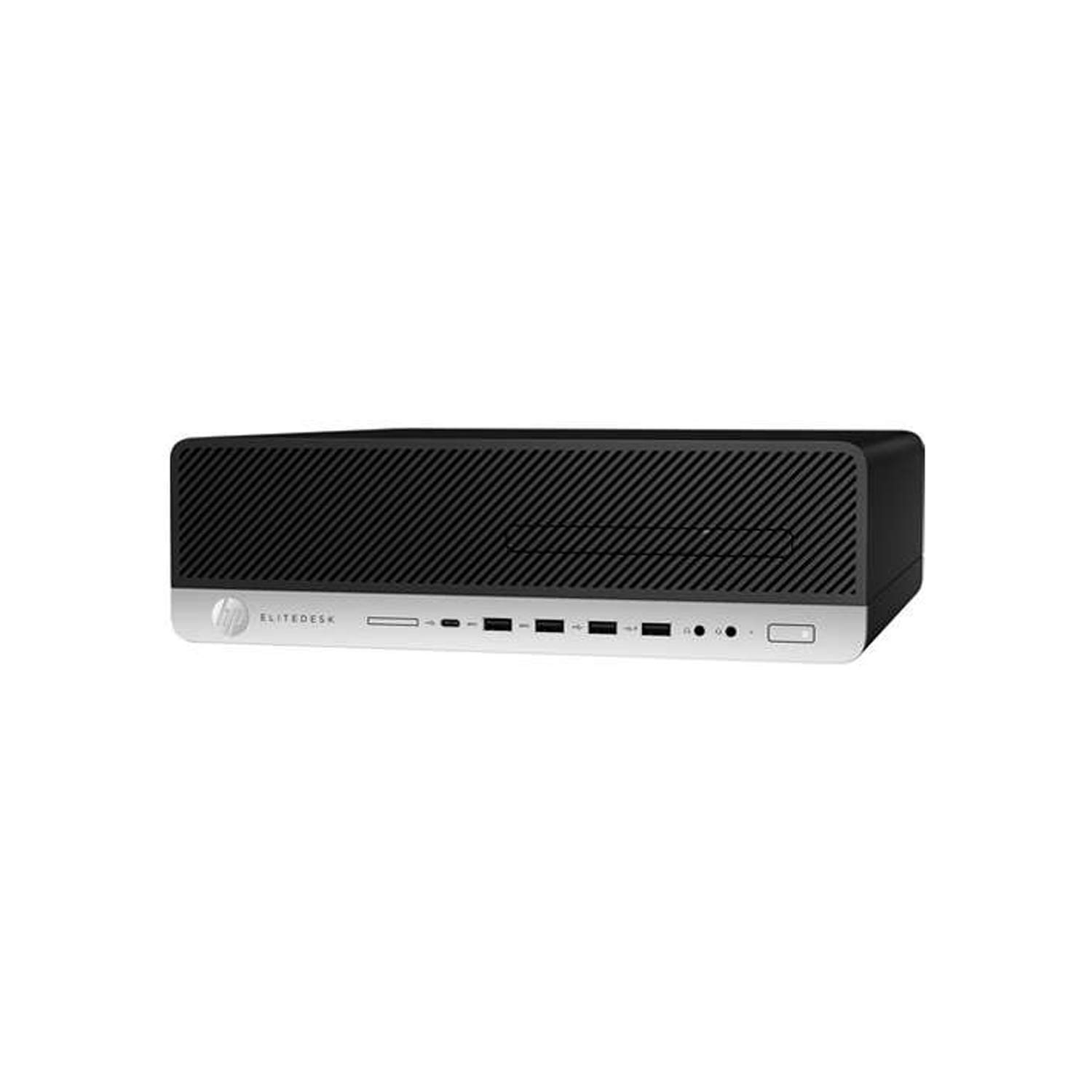 HP EliteDesk 800 G4 Desktop Computer - Intel Core i5 (8th Gen) i5-8500 3 GHz - 16 GB DDR4 SDRAM - 256 GB SSD - Windows 10 Pro 64-bit - Small Form Factor - DVD-Writer DVD177;R/177;RW - Inte