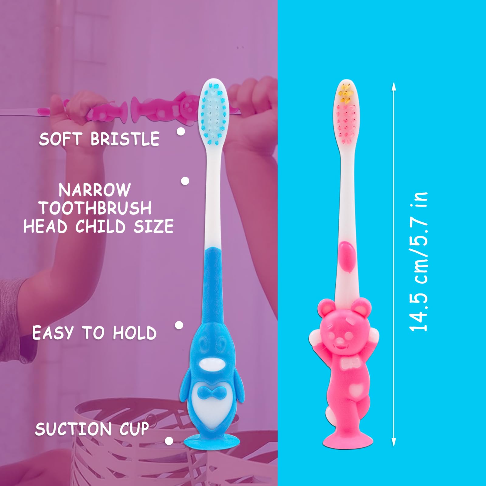 60 Pack Disposable Toothbrushes with Toothpaste Set, Individually Wrapped Disposable Toothbrushes Bulk Toothbrushes Medium Soft Bristle, Manual Travel Toothbrush Set for Travel Hotel Guest, 3 Colors