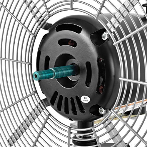 Global Industrial 24" Deluxe Oscillating Wall Mount Fan, 3 Speed, 8,650 CFM, 1/2 HP