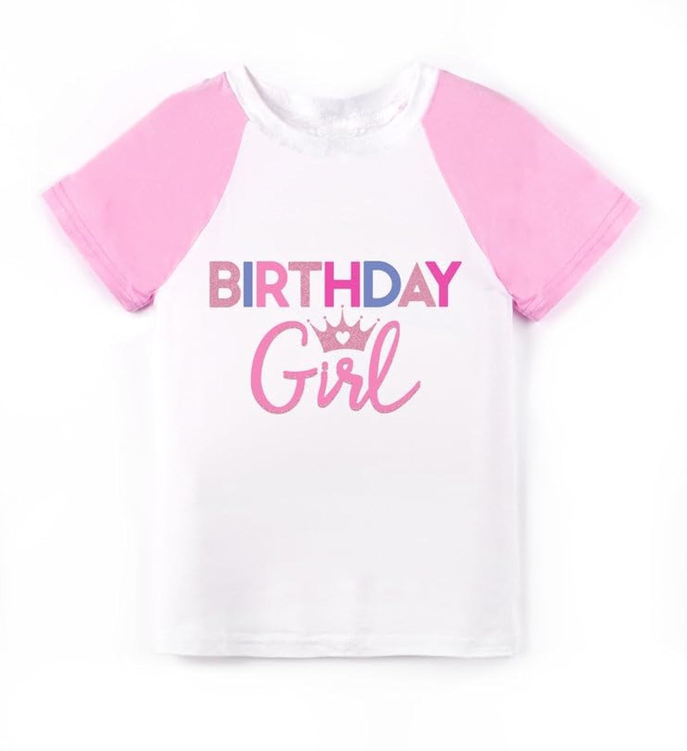 Wild and Happy Birthday Party Shirt with Princess Crown Little Girls, Size 4T