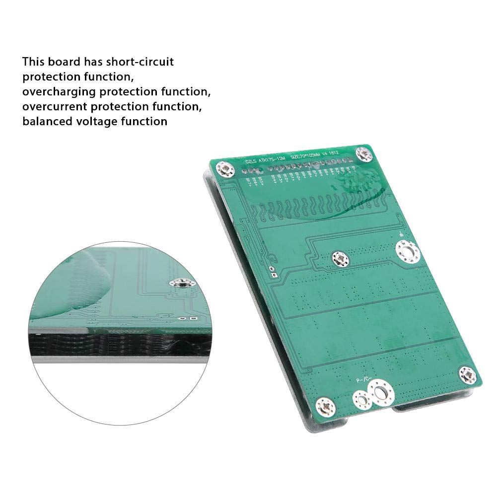 Lithium Battery Board, 17s 60V 50A PCB Li-ion Battery Charging Board with Function