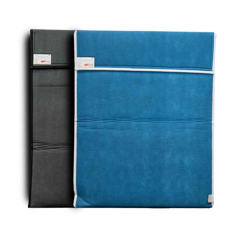 ARTPAKK Art Bags (AP03-28" x 36 1/2") - Strong • Shock-Absorbent • Reusable • Non-Toxic • Waterproof • Acid-Free Lining - Long-Term Art Storage + Shipping + Protection Solution (Colour May Vary)