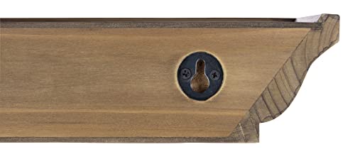 Kiera Grace Muskoka Fitz Wood Shelves - Walnut, 12", 18", 24", Set of 3 (FN00636-3INT)