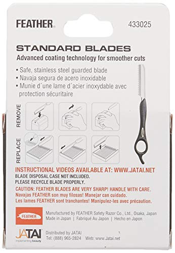 Feather FE-F1-20-100 Standard Blades, 10 Count