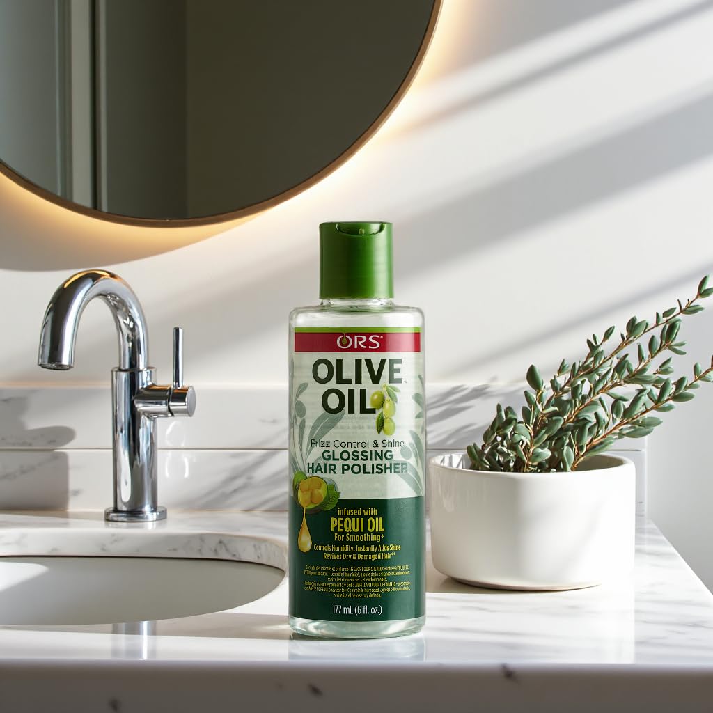 ORS Olive Oil Frizz Control and Shine Glossing Hair Polisher 6 Ounce