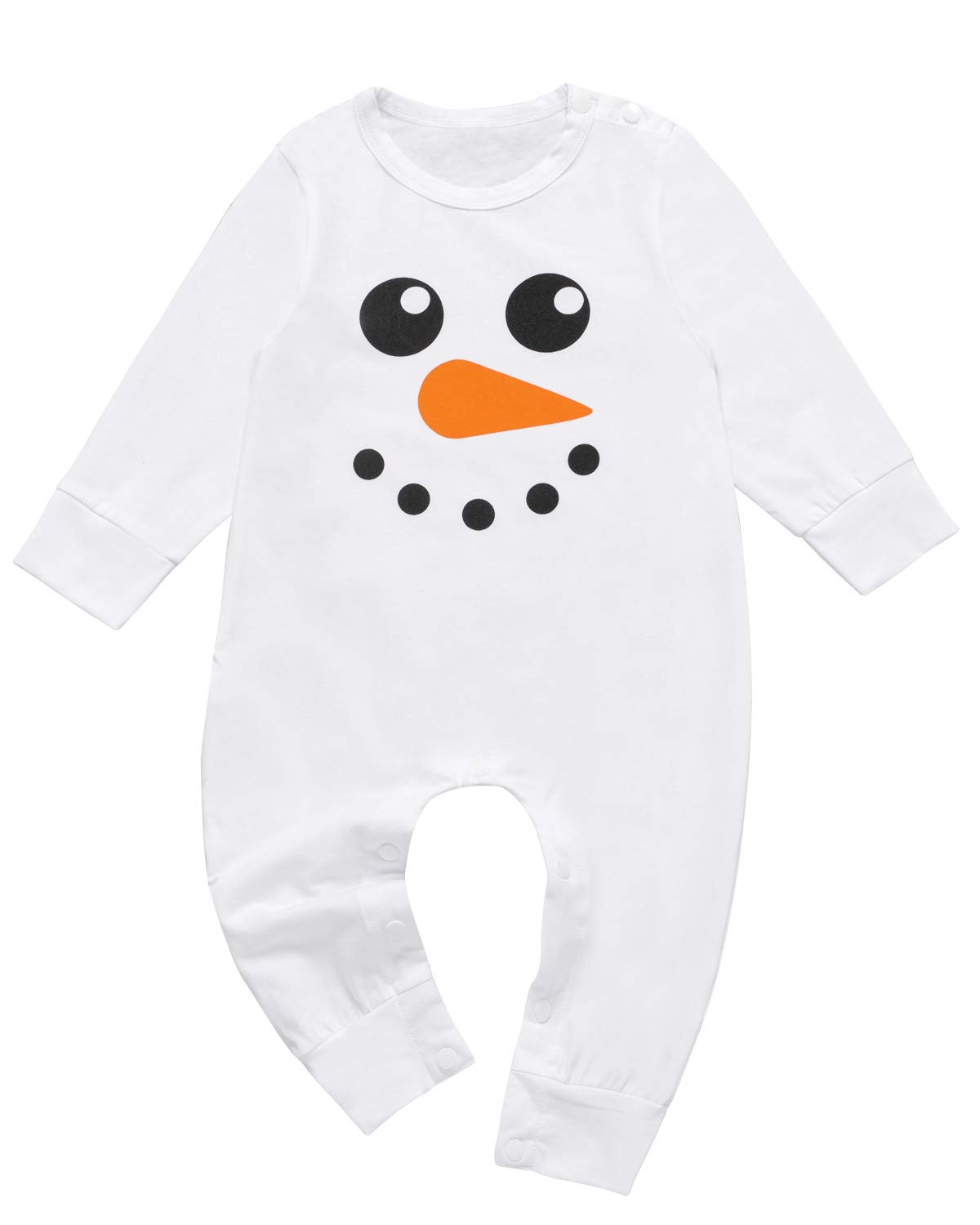 Fantasy Era Baby Olaf Costume, Baby Snowman Costume, Infant Christmas Romper Onesie(6-12 Months)