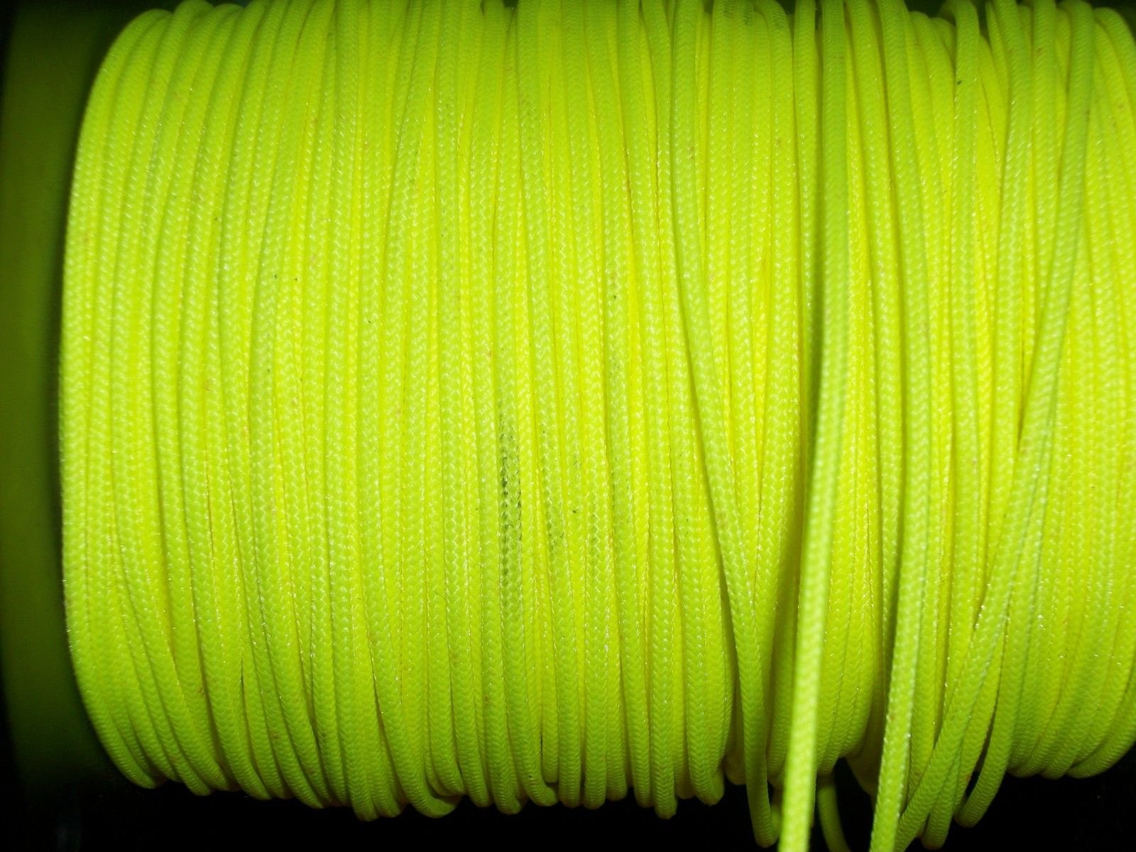 60X Custom Strings Flo Yellow BCY #24 D Loop Rope Release Material 5'