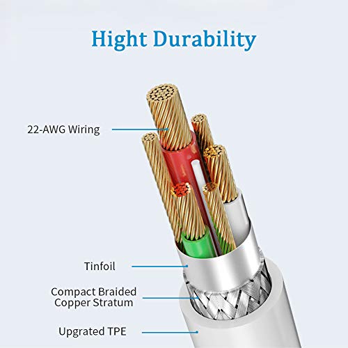 OPSO USB C to Lightning Cable 4ft, [Apple MFi Certified] iPhone 13 Charger Cable,Lightning to USB-C Cable Fast Charging Supports Power Delivery Compatible for iPhone 13/12/11/11 Pro/11 Max/X/XS/XR/XS