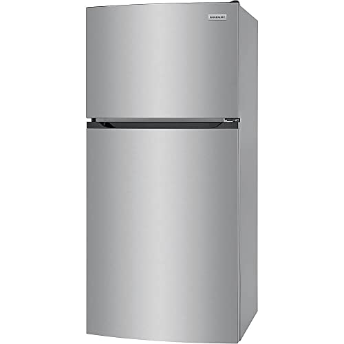 Frigidaire FFHT1425VV 28 Inch Freestanding Top Freezer Refrigerator (Brushed Steel), 13.9 cu.ft.