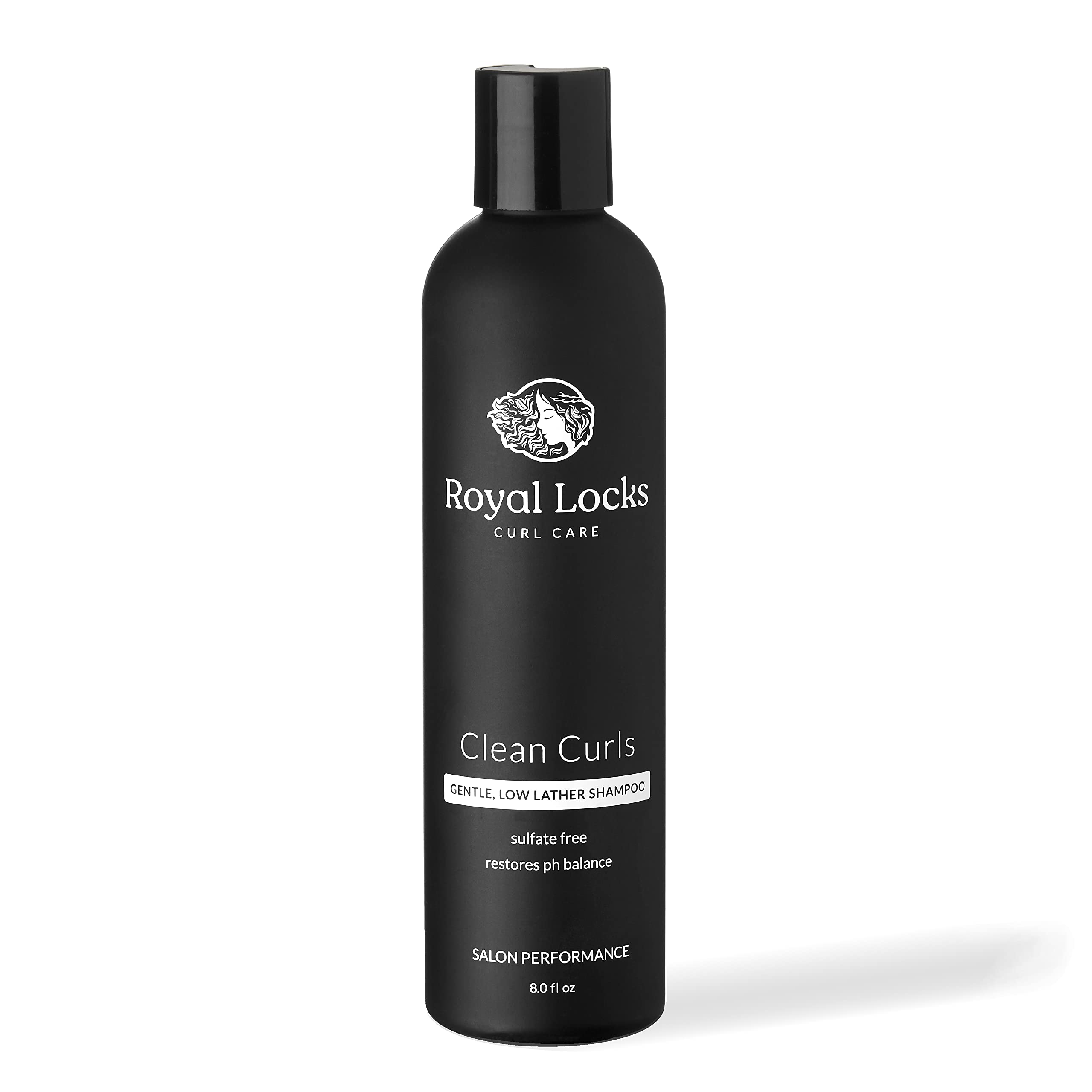 Curly Hair Shampoo by Royal Locks . Clean Curls is Sulphate and Paraben Free . Gentle and hydrating for curly , dry , damaged , grey , permed , or fine hair.