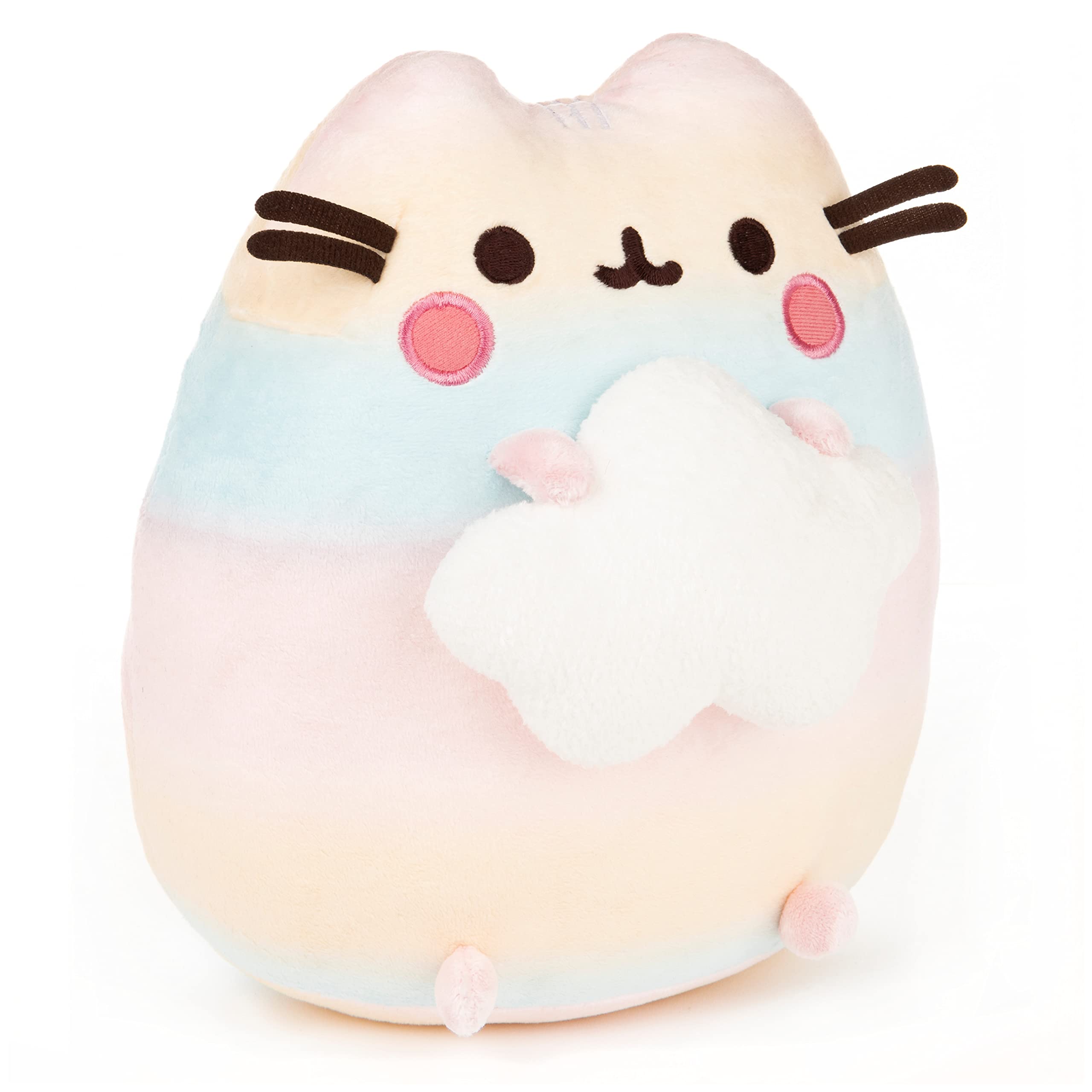 GUND Pusheen Rainbow Ombre Plush, Stuffed Animal for Ages 8 and Up, Rainbow, 9.5β