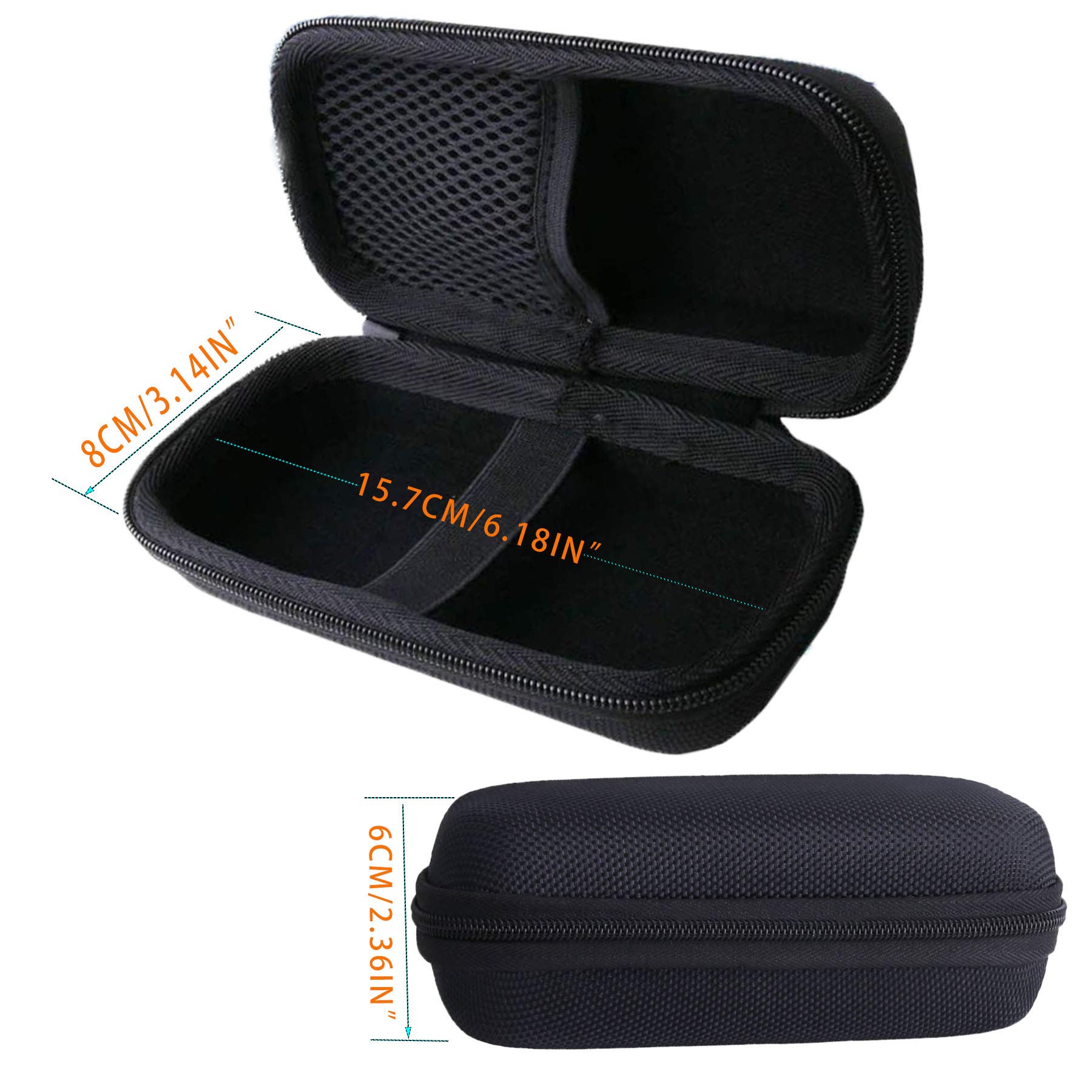 waiyu Hard EVA Carrying Case for Withings Thermo – Smart Temporal Thermometer Case (Black)