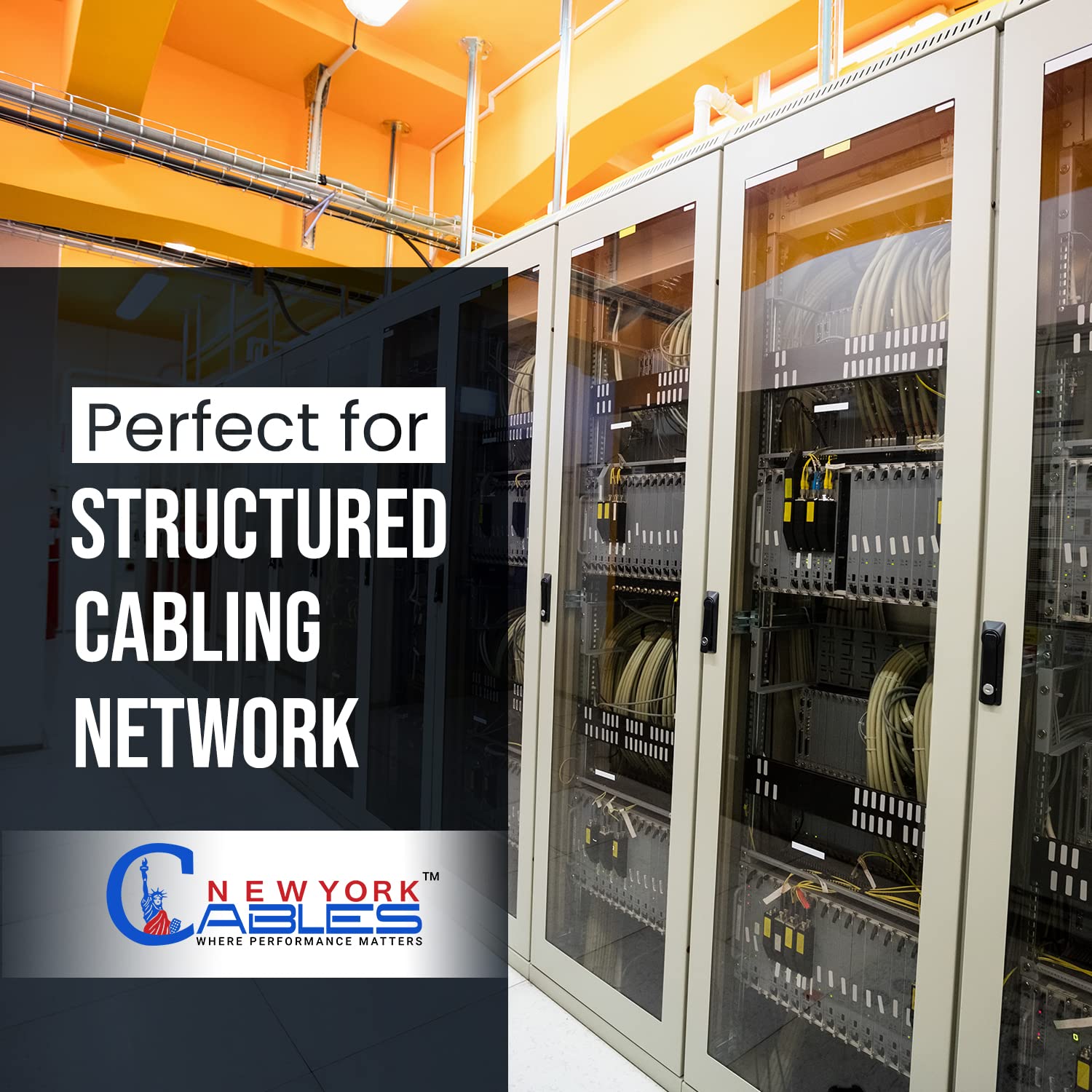 NewYork Cables Cat6 Shielded Plenum Cable 1000FT - 100% Solid Bare Copper Conductors - PoE++ Support, 23 AWG, 550MHz Overall Foil Shield (F/UTP) - Boost Your Networking & Gaming with 10GB High Speed