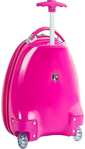 Heys Dora Hardside Girls Egg Shaped Wheeled Rolling 18 Inch Luggage for Kids