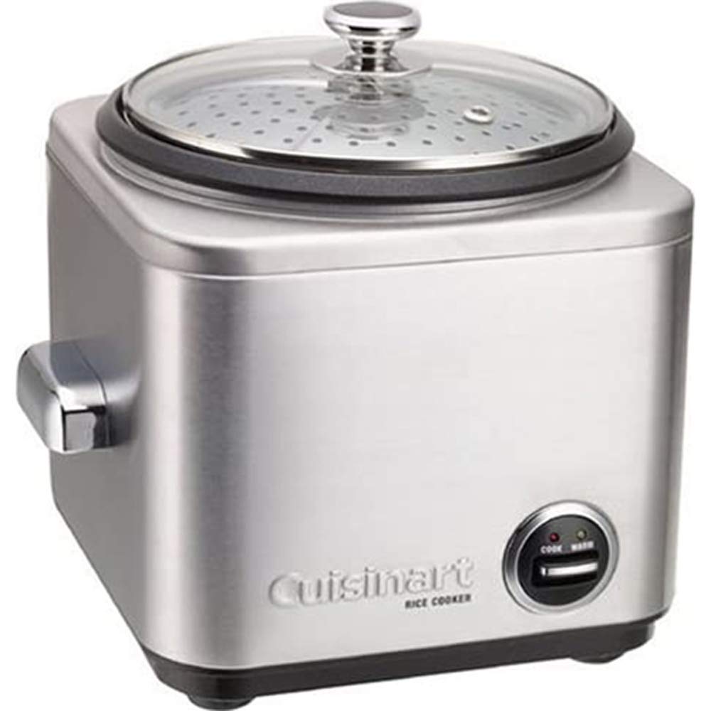 Cuisinart CRC-800P1 8-Cup Stainless Steel Rice Cooker/Steamer Bundle with 1 YR CPS Enhanced Protection Pack