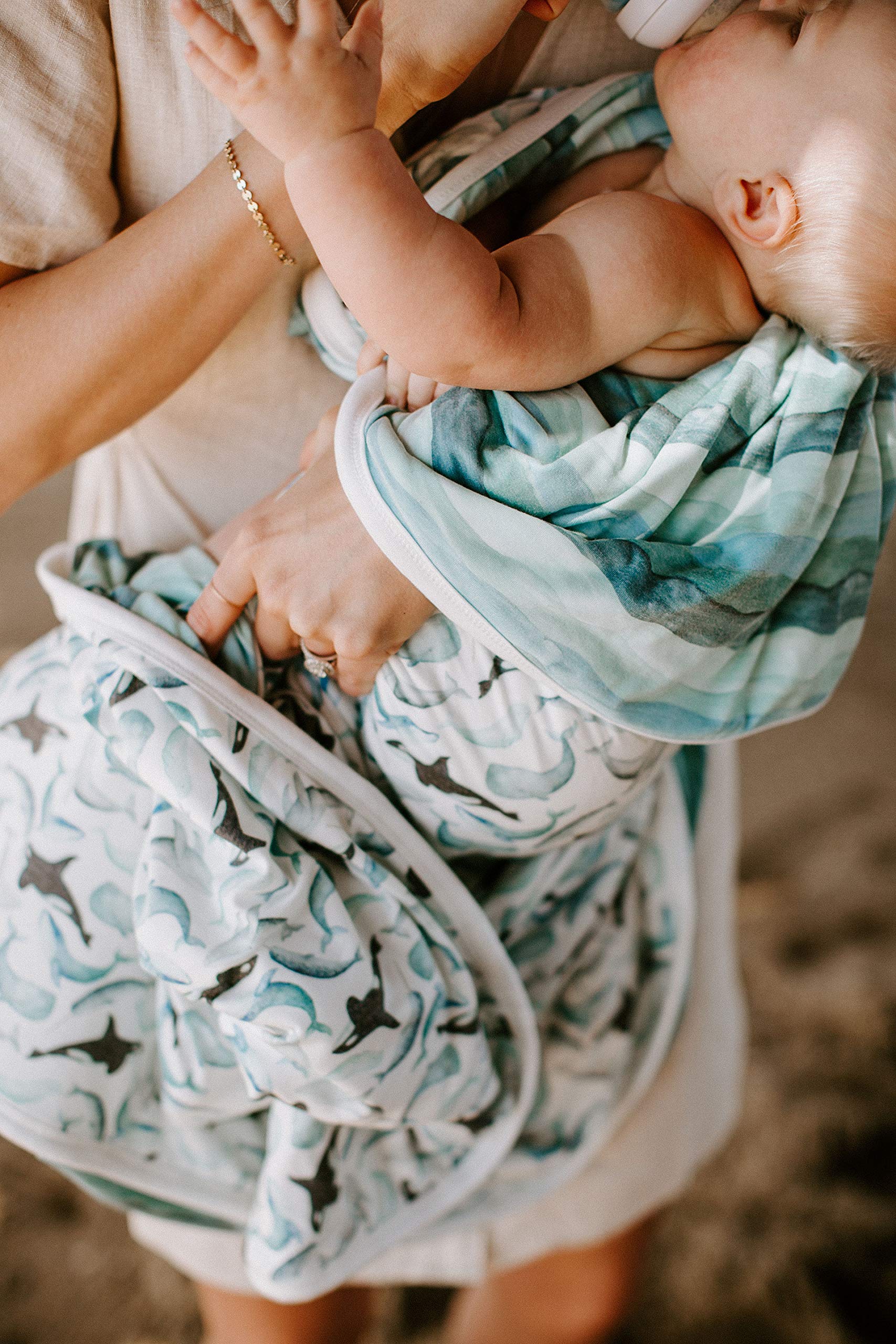 Kai Copper Pearl Three-Layer Baby Blanket: Soft Quilt for Boys & Girls | Breathable, Cozy Toddler Blanket | Newborn Quilt | 46x46 Premium Polyester/Rayon