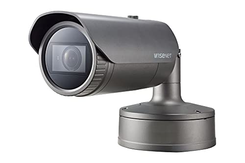 Hanwha Techwin XNO-9082R 8mp/4K IR WDR Network Bullet Camera with 2.8~8.4mm (3X) Motorized varifocal Lens, RJ45 Connection