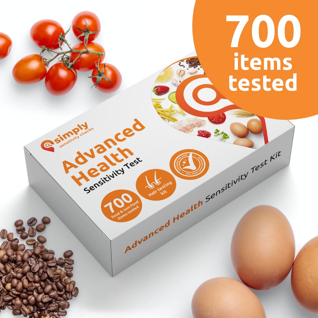 Advanced Health & Food Sensitivity Test by SSC (700+ Items Tested), Environmental & Food Intolerance Testing Kit for Adults, Accurate Hair Analysis at Home Test Kit