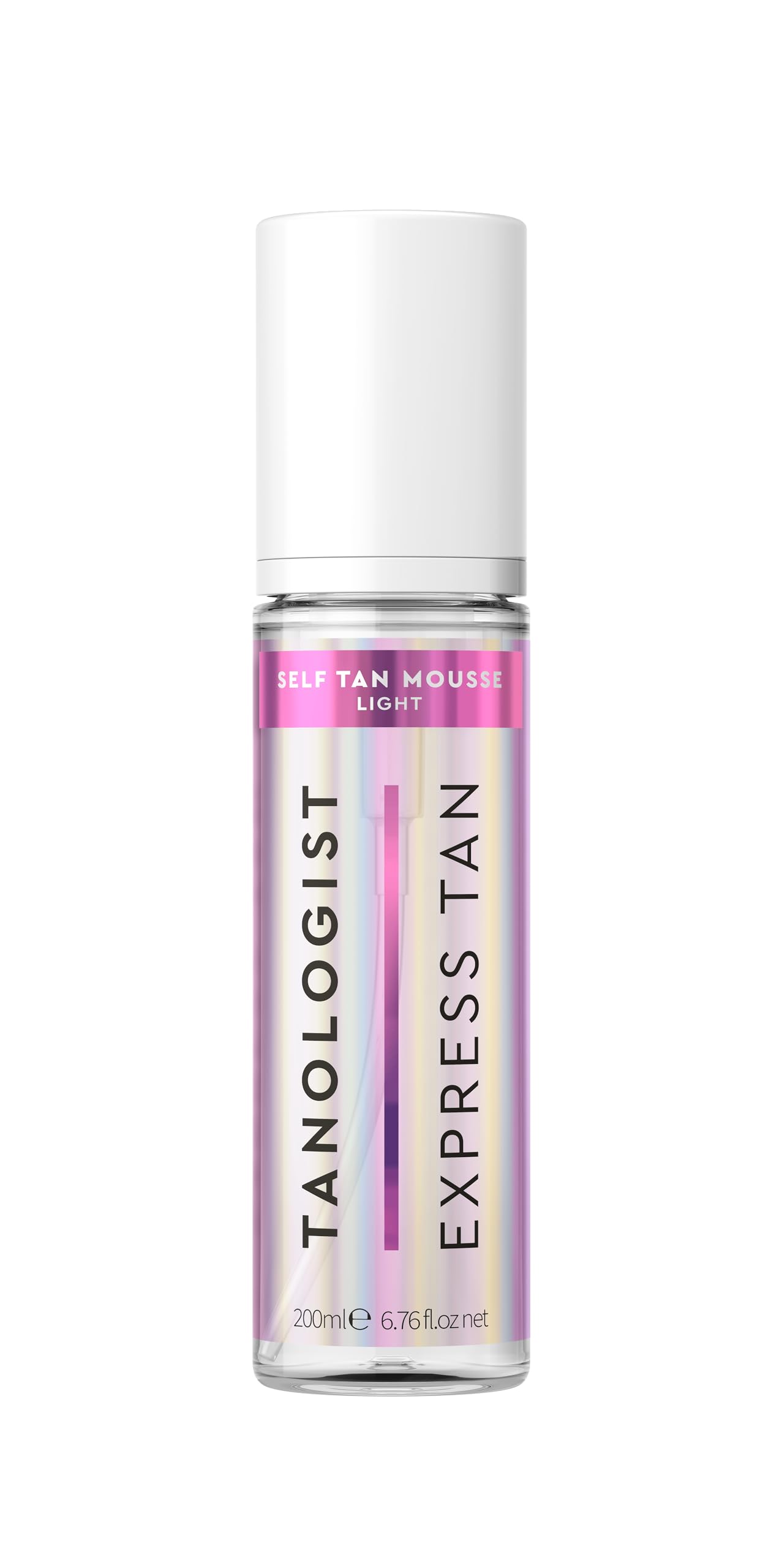 Tanologist Express Light Self Tan Mousse, 6.76 fl.oz/ 200 ml Bottle