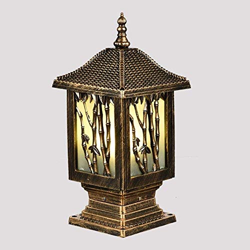 Outdoor Post Light Outdoor Post Light -Water-Resistant Pillar Light, Community Courtyard Garden Door Patio Stigma Lamps -Modern Home Outdoor Post Lights
