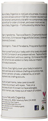 Nature's Baby Organics Silky Dusting Powder, Fragrance Free, 4 Oz (Pack of 12)