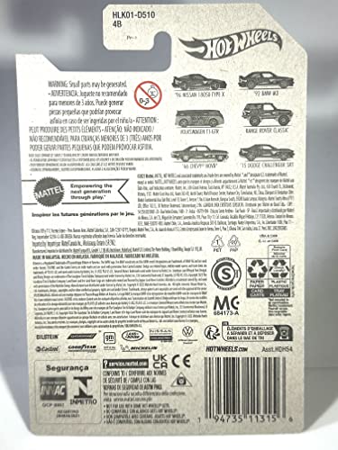 Hot Wheels - '23 Pearl & Chrome 55th Anniversary Set - 5 Cars - Does NOT Include Chase (3/6) - Challenger - Nova - Nissan 180SX - BMW M3 - Range Rover - Mint/NrMint Bubble Wrapped in a Box