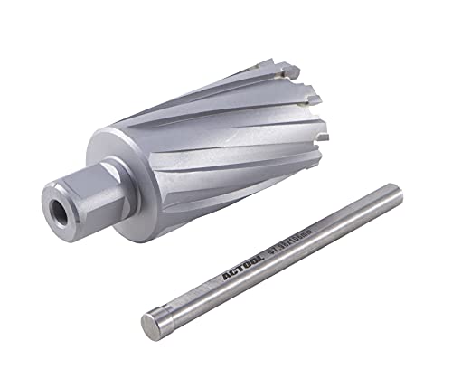 ACTOOL 1-1/2'' Diameter x 2'' Depth of Cut Carbide Tipped TCT ANNULAR Cutter with 3/4'' Weldon Shank