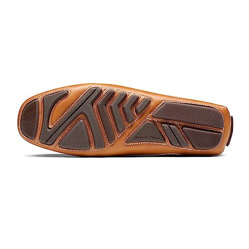 Bruno Marc Men's Tan Driving Moccasins Penny Loafers Slip on Loafer Shoes Size 9.5 BM-Pepe-2