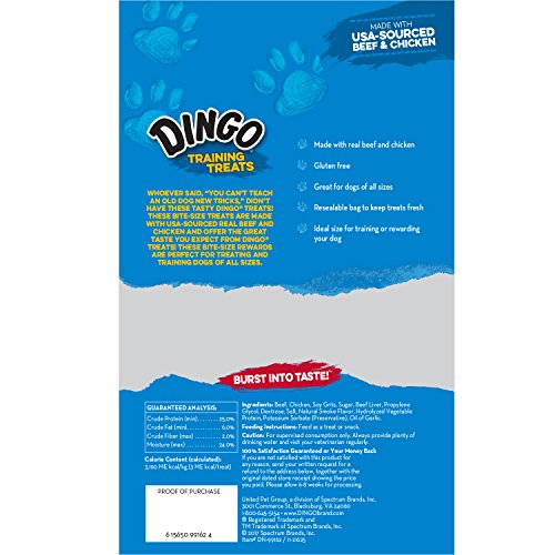 Dingo Beef & Chicken Training Treats For Dogs, 120-Count