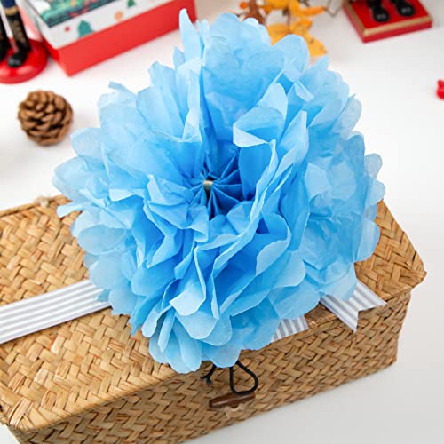 Koogel 320 Sheets Blue Tissue Paper, 14Inch Gift Wrapping Paper Bulk Thickened Craft Tissue Paper for DIY Crafts Party Holiday Gifts Box Decoration