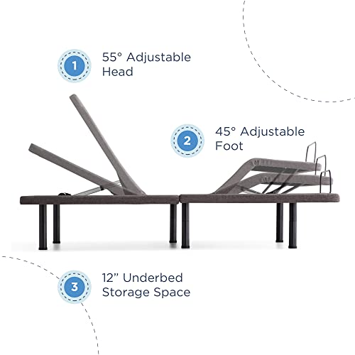 Dr. Oz Good Life Queen Adjustable Base, Black