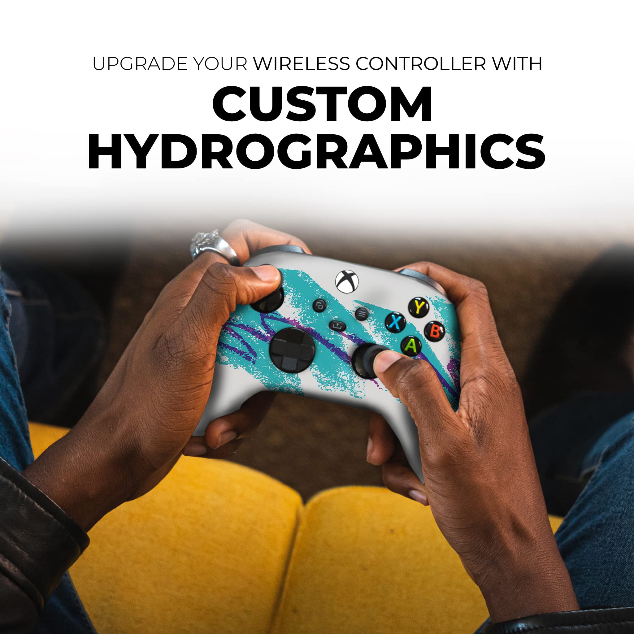 DreamController Canada Custom X-box Controller Wireless compatible with X-box One/X-box Series X/S Proudly Customized in USA with Permanent HYDRO-DIP Printing (NOT JUST A SKIN)