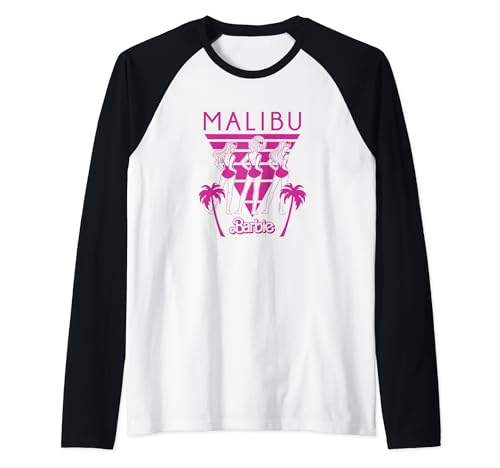Barbie - 80's Malibu Barbie Raglan Baseball Tee