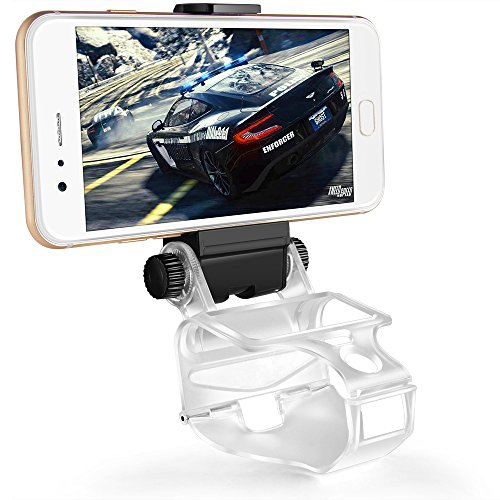 ICESPRING Phone Clip Holder Clamp Mount Stand Bracket for Playstation 4 Slim Pro PS4 Wireless Controller