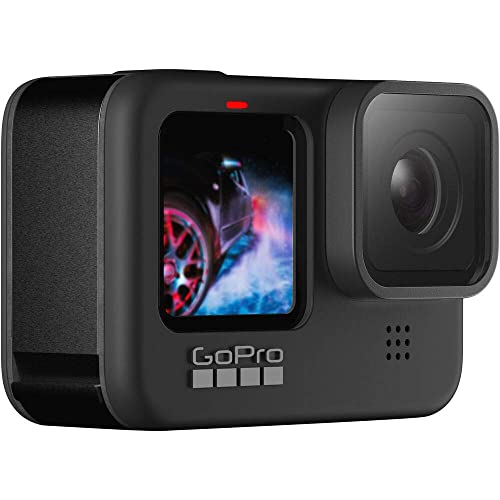 GoPro HERO9 Black, Sports and Action Camera Bundle with Froggi Accessory Kit, 64GB microSD Card, 1080p