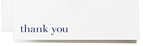 Crane & Co. Bodoni Blue Thank You Note (CT1511)