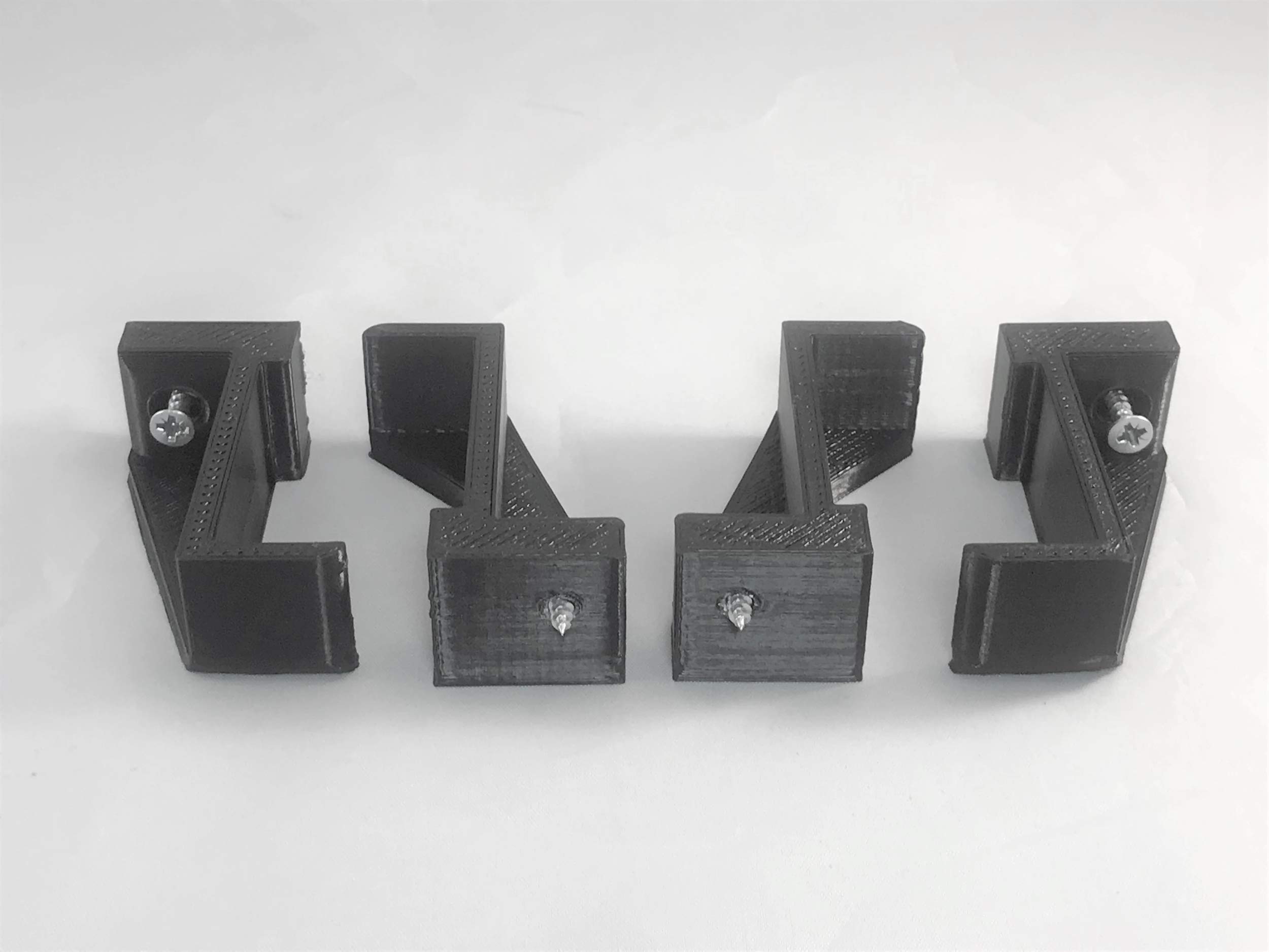 3D Cabin Xbox One S Corner Wall Bracket (Set of 4) White