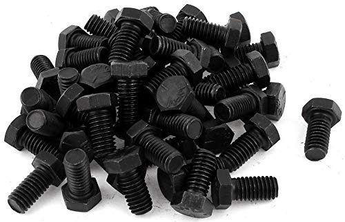 Pack 10 3/8-16 x 3/4" Hex Cap Screw Tap Bolt Black Oxide 304 Stainless Steel 18-8