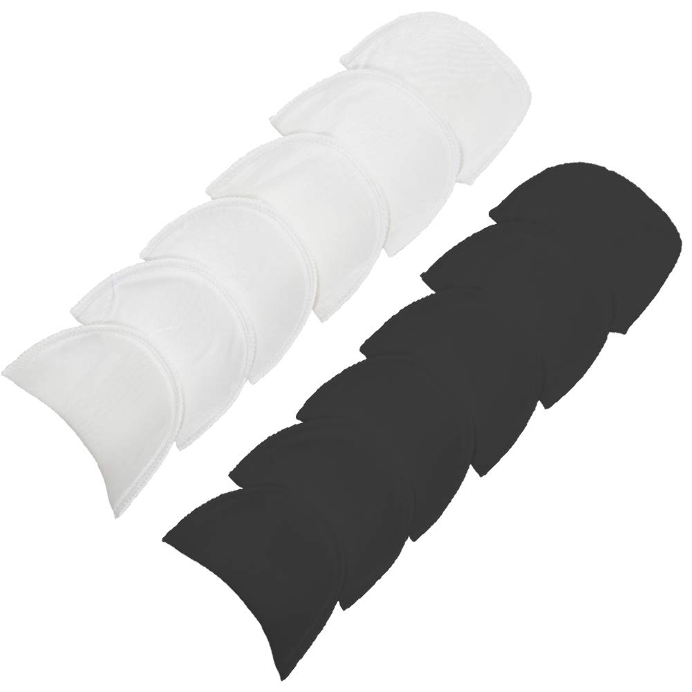 6 Pairs 1/2'' Shoulder Pads Sewing Set-in Shoulder Pads Foam Pads for Blazer T-Shirt Clothes