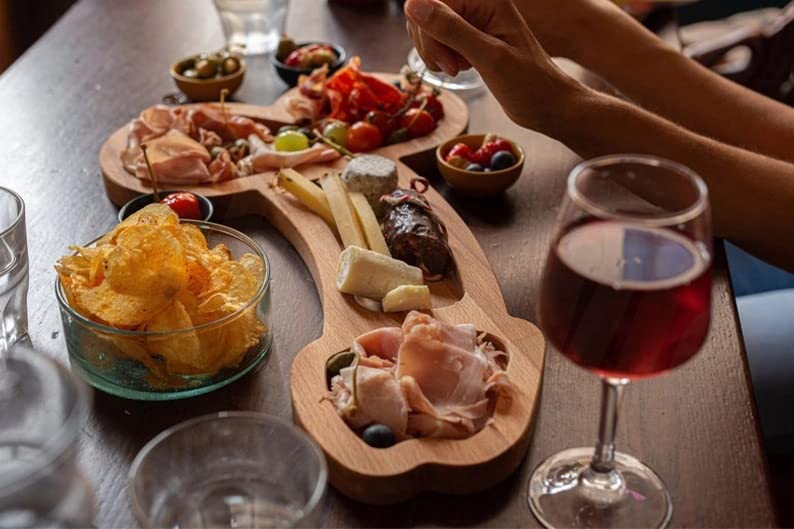 Aeelue Charcuterie Boards,15.75''x 8.27" Cheese Board,Funny Housewarming Gifts,Best Gifts for Housewarming, Bachelorette Party Decorations, Anniversary Wedding Gift