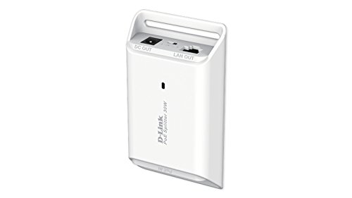 D-Link PoE Splitter Adapter 1 Port Gigabit Ethernet DC Power Cable PoE+ Supports 5V, 9V, 12V IP Surveillance Camera (DPE-301GS),White