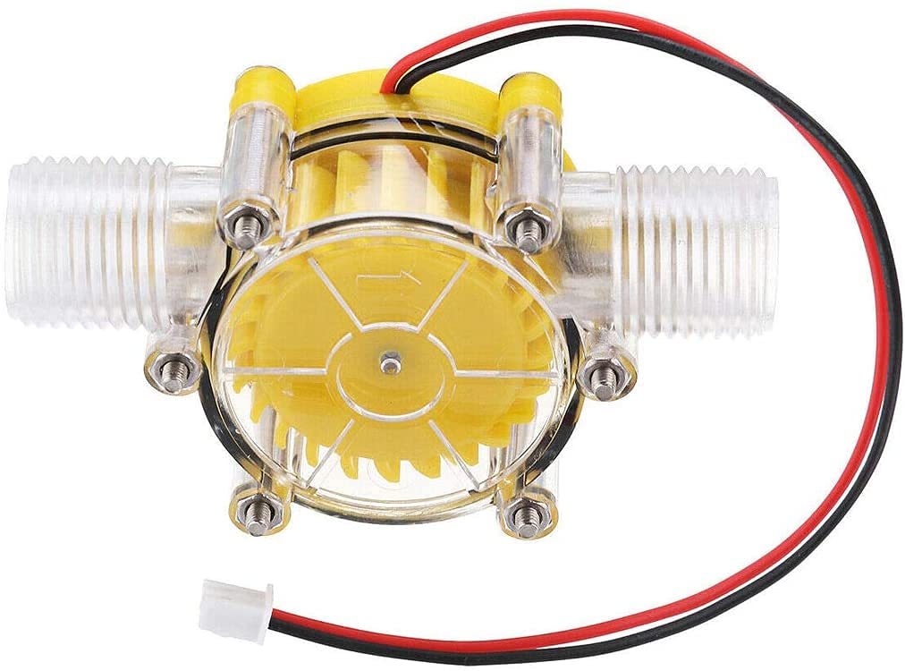 5pcs Water Flow Generator Turbine Generator Hydroelectric Micro Hydro Generator 1/2 Inch Portable Water Charger 10W (12V)