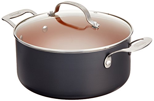 Gotham Steel 1049 5 quart stock pot, Brownish